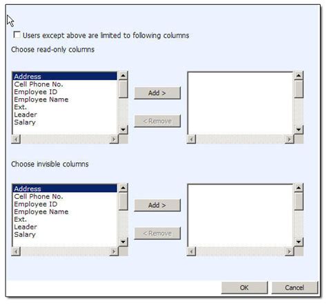 sharepoint column view permission 3 3 427 free download