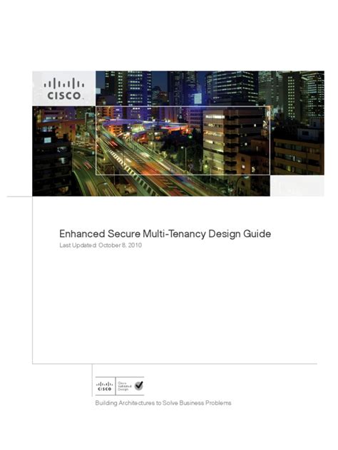 Vmware Enhanced Secure Multi Tenancy Design Guide Pdf Cloud