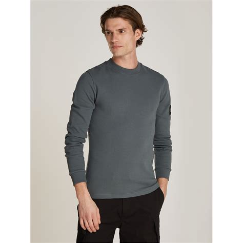 Calvin Klein Jeans Waffle Long Sleeve Top Long Sleeve T Shirts