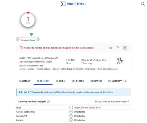 virus warning · issue 13281 · notepad plus plus notepad plus plus · github