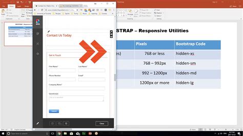 How To Use Bootstrap Hidden Class To Hide Html Content By Device Size Youtube