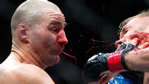 Photos The Goriest Shots From Sean Stricklands Bloody Ufc 312 Loss