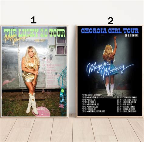 Custom Megan Moroney The Lucky Tour 2024 Poster