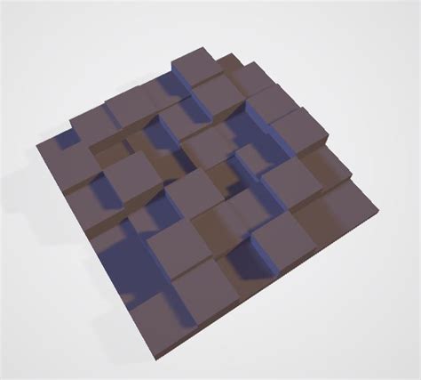 random acoustic panel generator with tinkercad codeblocks by kiki print