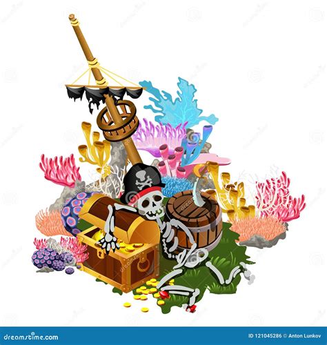 Ship After Shipwreck Is Overgrown With Colorful Polyps And Corals On