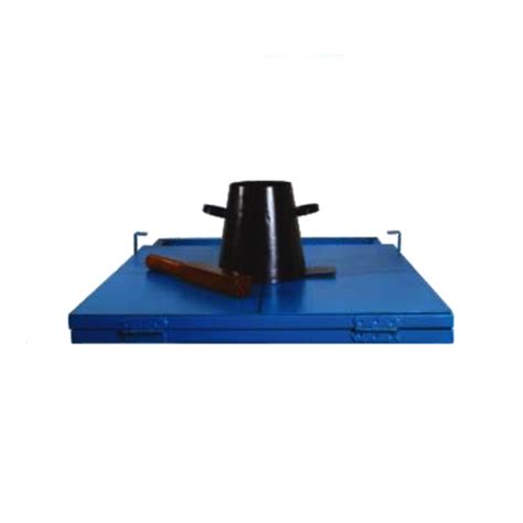 Blue Black Concrete Flow Table Test Set At Best Price In New Delhi Multitech Scientific