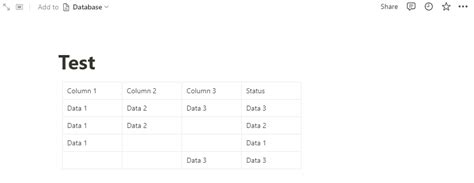How To Only Sync The Nearest Columns Data With Status Column Rnotion