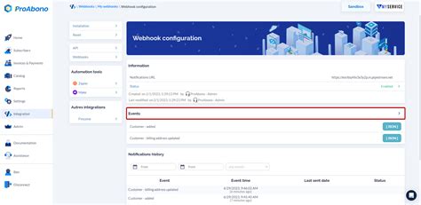 How To Update A Webhook Assistance Documentation ProAbono