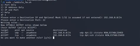 Github Brandoniwinteractiveiptables Four Separate Bash Scripts To
