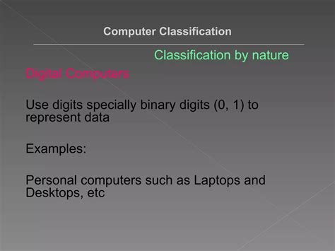 Classification And Generations Of Computers Ppt Computing