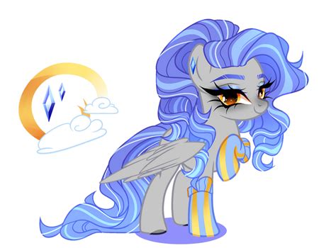 Mlp Next Gen Oc Rarity X Thunderlane Adoptable By Just Silvushka On