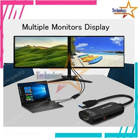 Jual Multiple Monitors Display Usb 3 0 Multiviewer Extend Display Full Hd Di Seller Technology