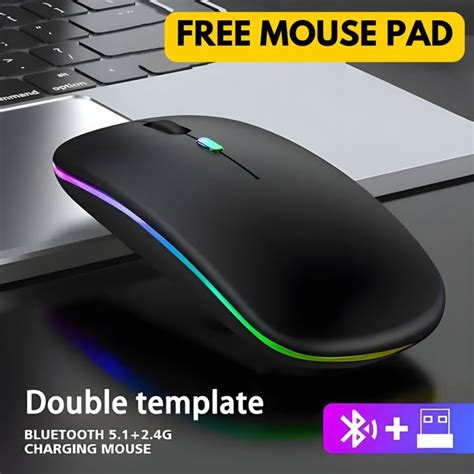 Hp W10 Wireless Bluetooth And Rechargeable Mouse With Free Mouse Pad Darazpk