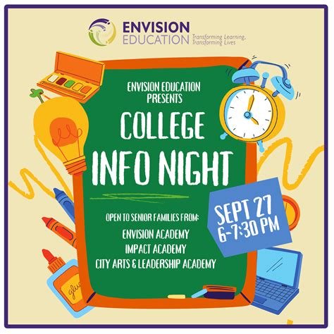 College Info Night 2022 Envision Education