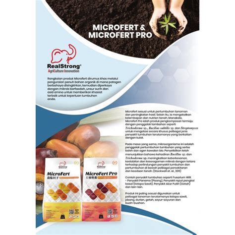 Real Strong Microfert Bio Activated Compost Fertilizer 25kg