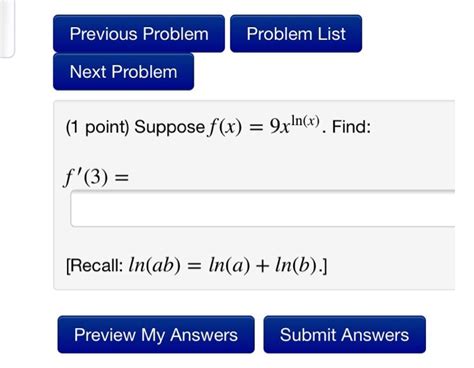 solved previous problem problem list next problem 1 point