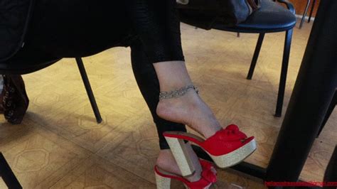 Just Video A Pair Of High Heeled Clogs And My Fabulous Feet Controlling