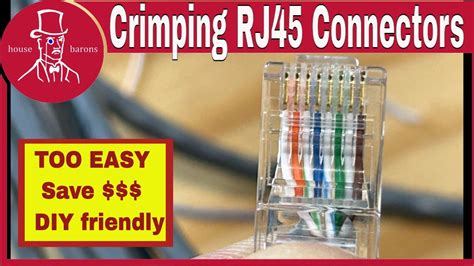 How To Install A Rj45 Connector On Cat 5e Cable Connect Computer To