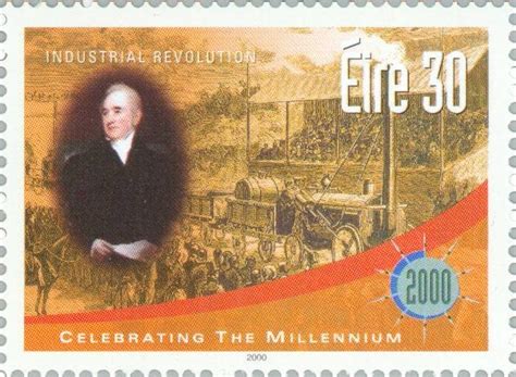 Stamp Celebrating The Millennium Industrial Revolution Ireland 2000