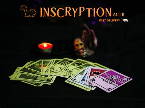 Inscryption Act 2 Pack 30 Commun Cards With 6 Chromatics Etsy