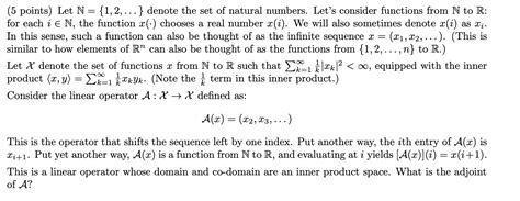 Solved Points Let N Denote The Set Of Chegg