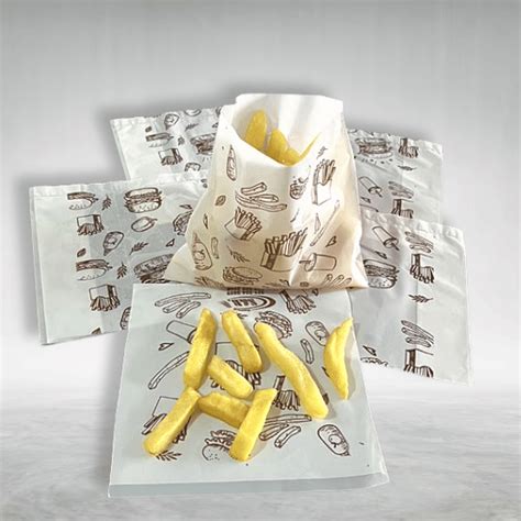 Bolsa Papel Para Papas Fritas Papas A La Francesa Somos Plasticar