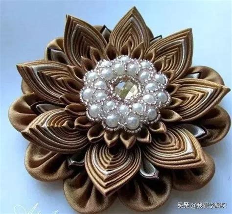 手工diy製作布藝花朵 每日頭條