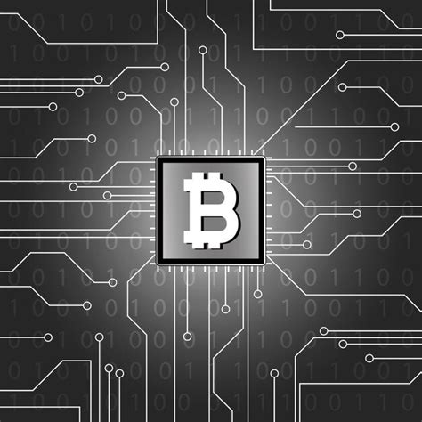 Premium Vector Blockchain Technology Bitcoin Concept Background Vector Illustration