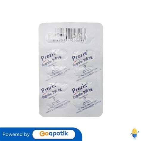 Jual Proris 200 Mg Kaplet Strip Shopee Indonesia