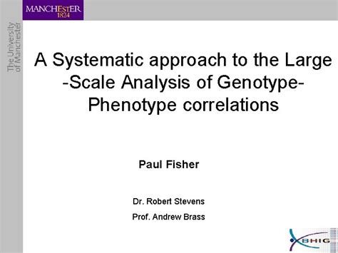 A Systematic Approach To The Large Scale Analysis