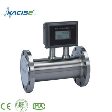 Dn25 Dn300 Flange Connection Air Turbine Flow Meter Gas Flowmeter