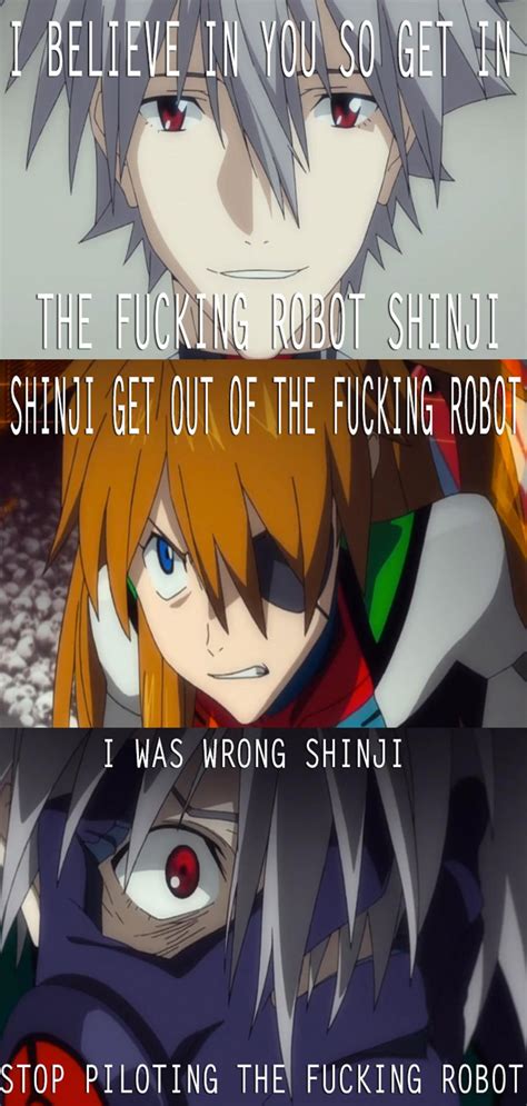 You Can Not Get In The Fucking Robot Shinji Part 3 Evangelionmemes
