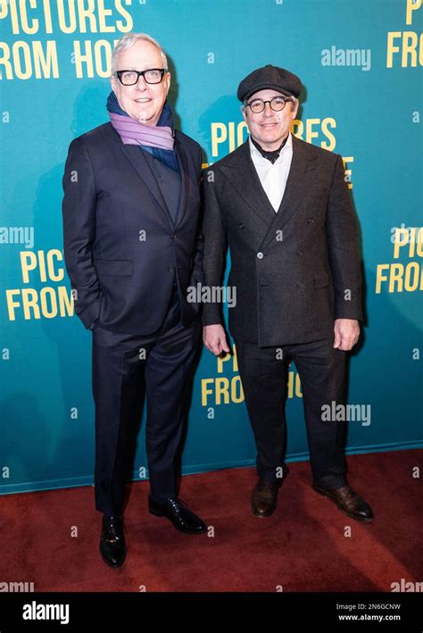 New York Us February 9 2023 Scott Wittman And Matthew Broderick Attend The Opening Night Of