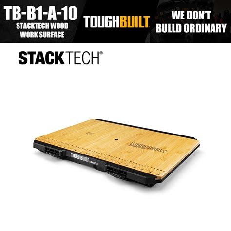 Toughbuilt Tb B1 A 10 Stacktech Wood Work Surface Tool Accessories