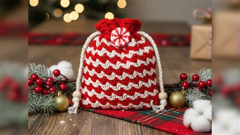 Crochet This Candy Cane T Bag A Perfect Last Minute Make