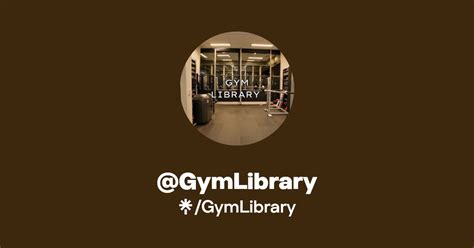Gymlibrary Instagram Tiktok Linktree