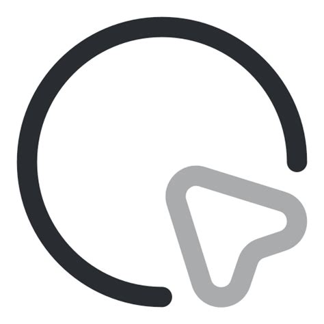 Mouse Circle User Interface And Gesture Icons