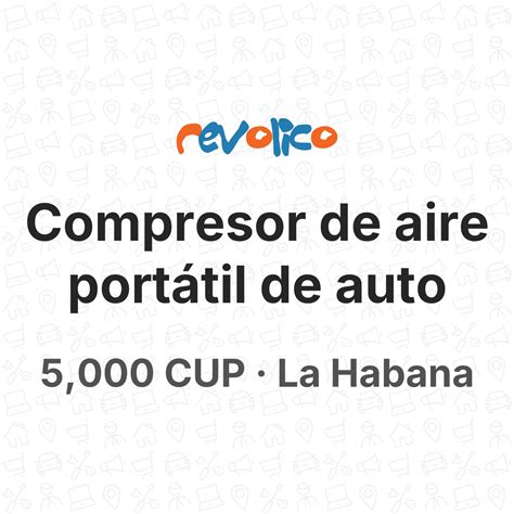 Compresor De Aire Portátil De Auto En La Habana Cuba Revolico