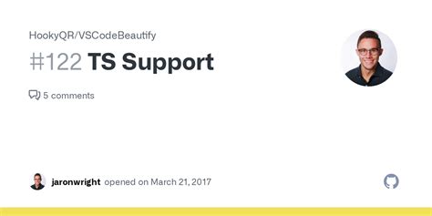 ts support · issue 122 · hookyqr vscodebeautify · github