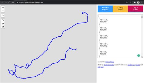 Line Decoding Polyline In Python Geographic Information Systems Stack Exchange