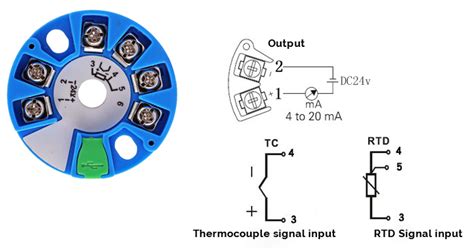 Programmable Thermocouple PT100 To 4 20mA Temperature Transmitter BRIGHTWIN