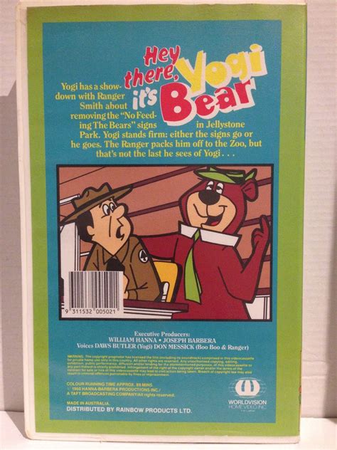 Hey There Its Yogi Bear ~ The Big Movie ~ Hanna Barbera ~ Vhs Video