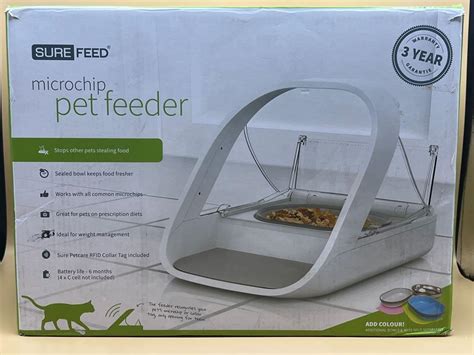 Sure Feed Microchip Pet Feeder Pet Supplies Homes And Other Pet Accessories On Carousell