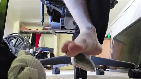 Ignoring Under Desk Foot Tease