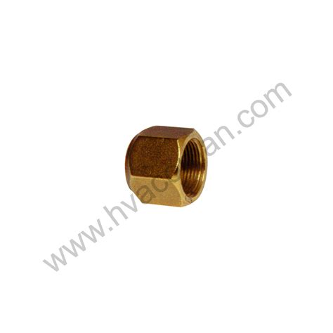 14 Brass Flare Nut Royal Global Ac Spare Parts Oman