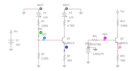 Bjt Voltage Divider Biasing Multisim Live