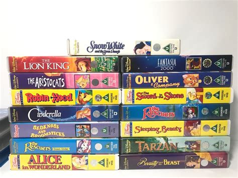 Disney Classics Vhs Collection Walt Disney Vhs Movies Disney Vhs
