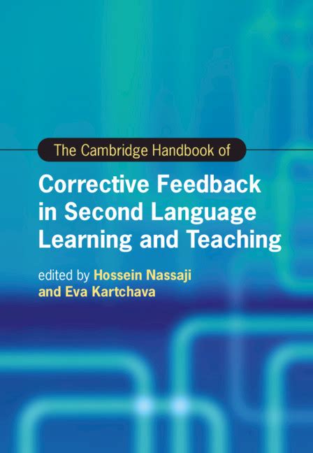 The Cambridge Handbook Of Corrective Feedback In Second Language