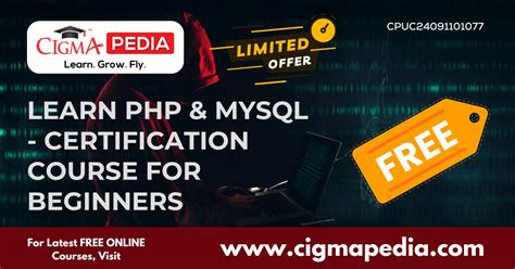 Learn Php And Mysql Certification Course For Beginners Free Udemy Course Cigma Pedia