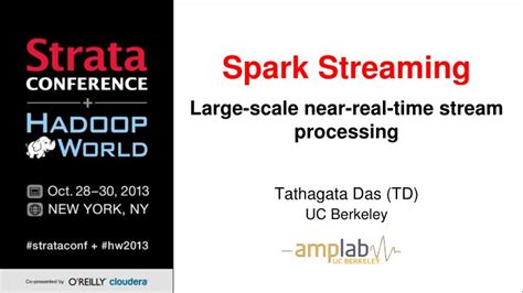 Ppt Spark Streaming Large Scale Near Real Time Stream Processing Powerpoint Presentation Id